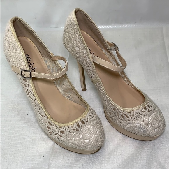 Deb | Shoes | Deb Lace Style High Heel Size 9 Women | Poshmark